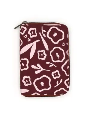 FAIR ANITA Zip Jewelry Travel Organizer Case - Ruby Poppy