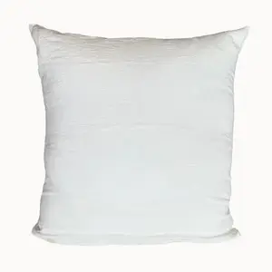 APARTMENT F Stonewashed Linen Euro Pillow Sham - White