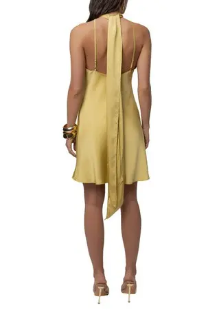 JLUXLABEL Jasmine Drape Mini Dress