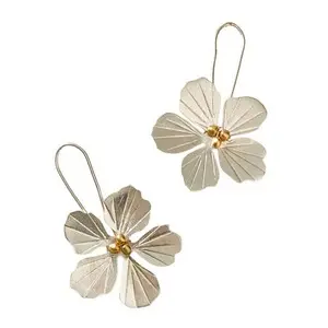 MATR BOOMIE Sayuri Flower Drop Earrings - Gold