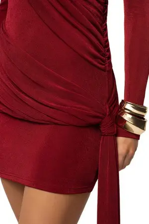 JLUXLABEL Moments Draped Mini Dress