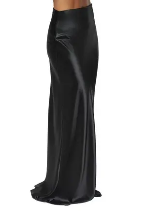 JLUXLABEL Tradition Satin Maxi Skirt