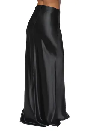 JLUXLABEL Tradition Satin Maxi Skirt