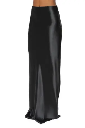 JLUXLABEL Tradition Satin Maxi Skirt