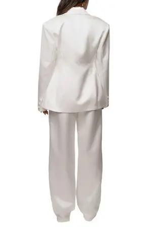 JLUXLABEL Victoria Satin Blazer