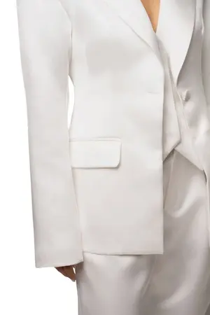 JLUXLABEL Victoria Satin Blazer