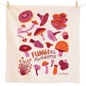 THE NEIGHBORGOODS Mushroom Tea Towel And Pot Holder Set
