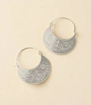 MATR BOOMIE Haveli Etched Hoop Earrings