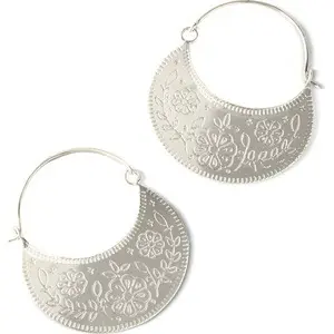 MATR BOOMIE Haveli Etched Hoop Earrings
