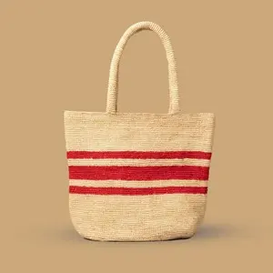 INDEGO AFRICA Sylvanie Beach Tote In Raffia