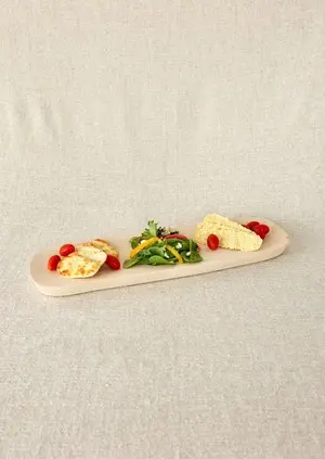 KANJU INTERIORS Organic Wooden Rectangle Bread Platter