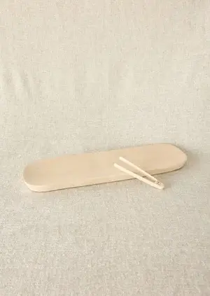 KANJU INTERIORS Organic Wooden Rectangle Bread Platter
