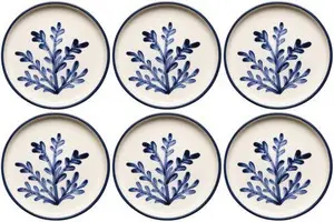 DANICA BRANDS Floren Hand-painted Turkish Side Plate - Blue