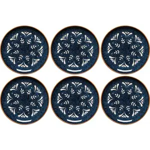 DANICA BRANDS Nightbloom Appetizer Plate - Blue