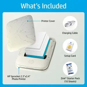 HP Sprocket Portable Photo Printer - Eclipse