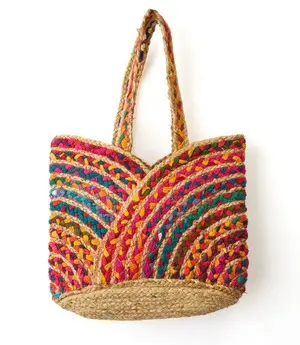 MATR BOOMIE Hand Woven Chindi Carryall Bag