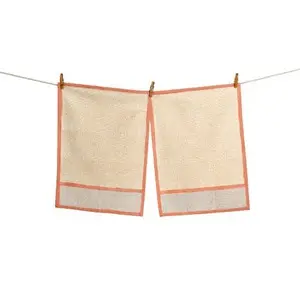 SUSTAINABLE THREADS Kora Cotton Kitchen Towels - Cinnamon