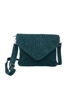 AMASOUK Suede Woven Everyday Bag