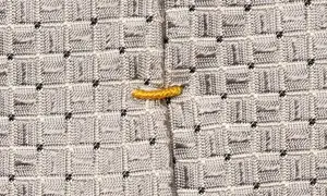 Eton Micro Geo Silk Neck Tie - Light Grey