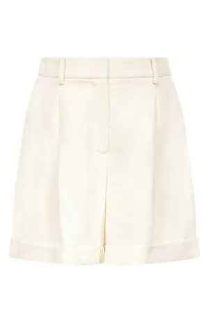 TWP Cisco Pleated Wide-leg Shorts