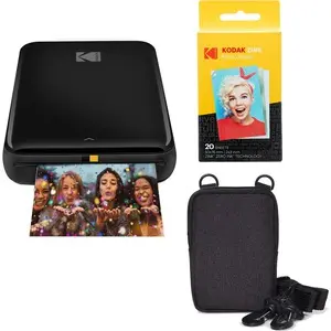 KODAK Kodak Step 2x3" Instant Photo Printer With Paper Bundle Black
