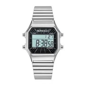 BREED Terra Digital Watch - Silver