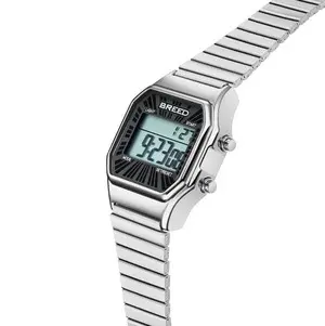 BREED Terra Digital Watch - Silver