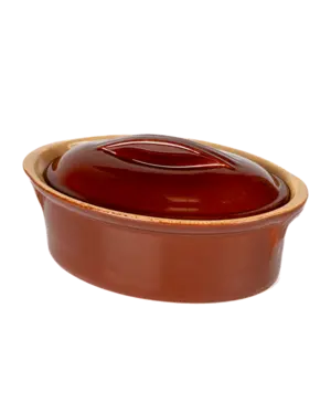 UNE VIE NOMADE Vintage Oval Lidded Baking Dish