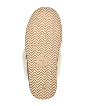 French Connection Sheepskin Scuff Slipper - Slate