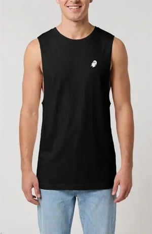 DALIX Ghost Lightweight Jersey Tank - Black