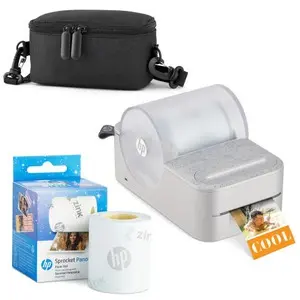 HP Sprocket Panorama Photo Starter Bundle - Grey