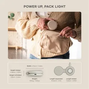 SATECHI Onthego 2 In 1 Charger - Sand