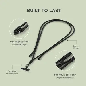 SATECHI Onthego Usb C Lanyard Cable - Black