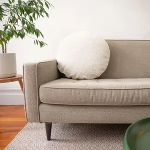 PAZAR STUDIO The Large Circle In Boucle - Cream
