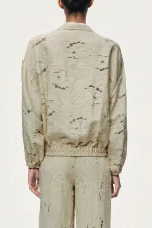 NOCTURNE Jacquard Bomber Jacket