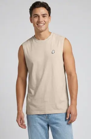 DALIX Ghost Midweight Jersey Tank - Bone