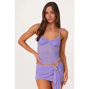 VILLA FRESCA Wren Tankini Top - Hyacinth