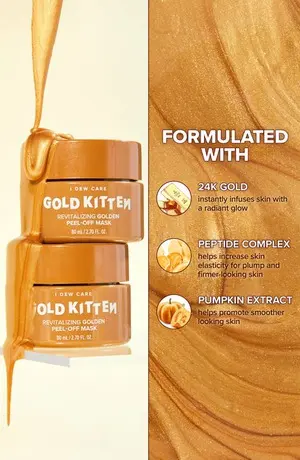 I DEW CARE Gold Kitten Peel-off Mask