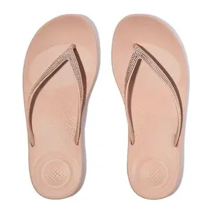 Fitflop Iqushion Sparkle Flip-flops - Classic Beige