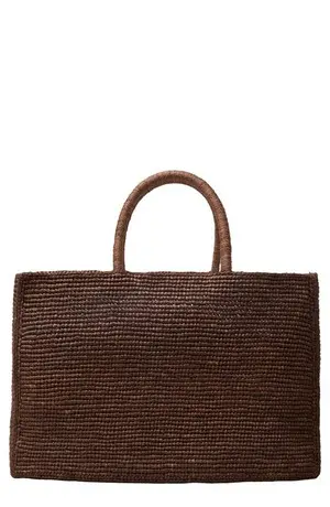 Lié Studio Large Woven Raffia Tote