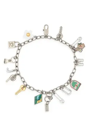Marc Jacobs Pop Americana Charm Bracelet - Silver/multi