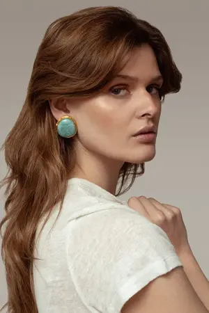 Sylvia Toledano Macaron Stud Earrings With