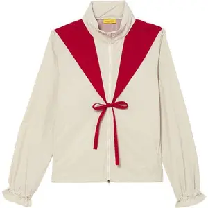 HIKERKIND Packable Windbreaker With Adjustable Tie And Zipper Closure