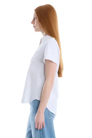 Wilt Short Sleeve Polo With Chest Pocket - White