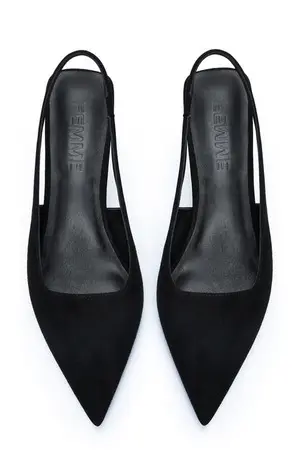 Femme La G55 Slingback Pump - Black