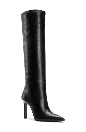 Femme La The Soho Pointed Toe Knee High Boot