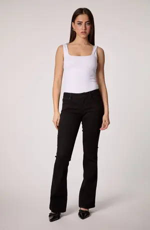 BLUE REVIVAL Y2k Low Rise Bootcut Jeans
