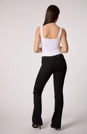 BLUE REVIVAL Y2k Low Rise Bootcut Jeans