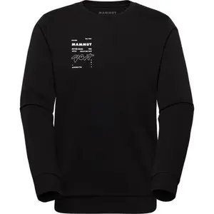 MAMMUT Core Ml Vert Crew Neck Sweatshirt - Black