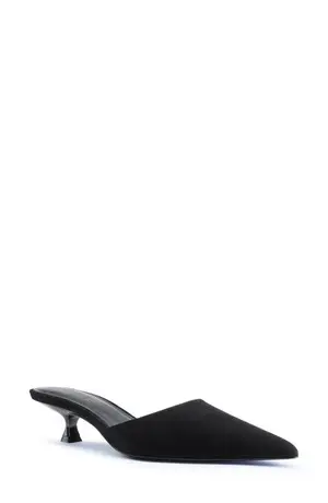 Femme La St. Honoré Kitten Heel Mule - Noir